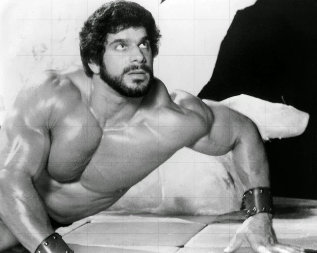 LOU FERRIGNO AS 'Hercules' - 10" x 7" b/w Bare Chesterd Photo HERCULES ...