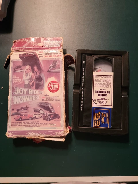 JOYRIDE TO NOWHERE Big Box Vintage VHS, 1977 Leslie Ackerman Sandy ...