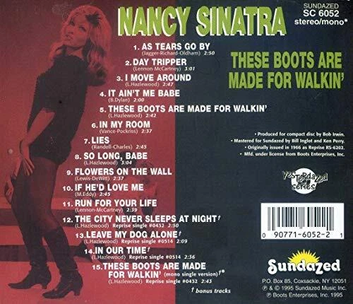 BOOTS - NANCY Sinatra CD YHVG The Cheap Fast Free Post £18.80 - PicClick UK
