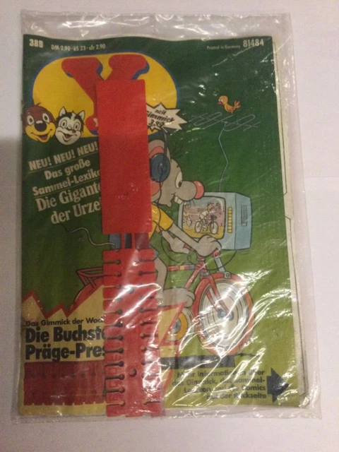 YPS NR. 389 Die Buchstaben- Präge- Presse , OVP, Pif und Herkules ...