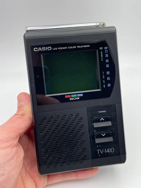 CASIO TV-1410 LCD Pocket Color Television - Made in Japan EUR 30,00 ...