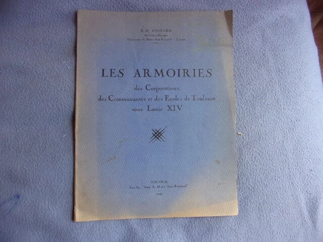 LES ARMOIRIES DES corporations des communautés et des écoles de ...