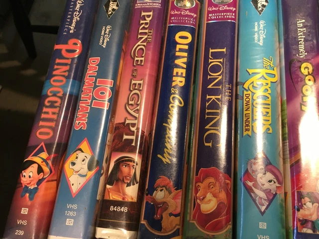 16 Walt Disney Classic Disney Movies Vhs Tapes Disney Vhs Animated Movies £4034 Picclick Uk