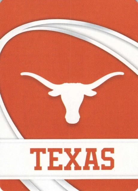 TEXAS LONGHORNS LOGO Back Single Swap Playing Card (1 Card, Random Suit ...