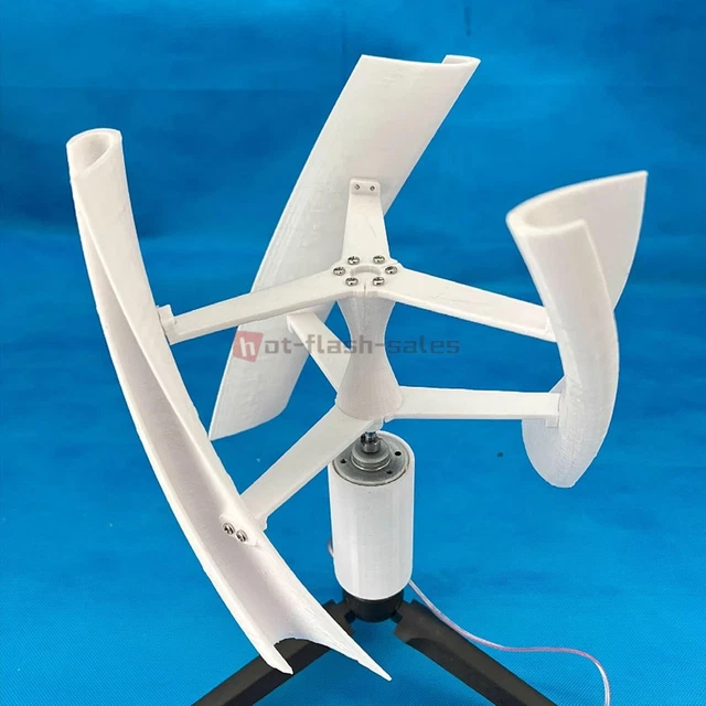 MICRO WIND TURBINE Small Vertical Axis Brushless DC Generator NEW £66. ...