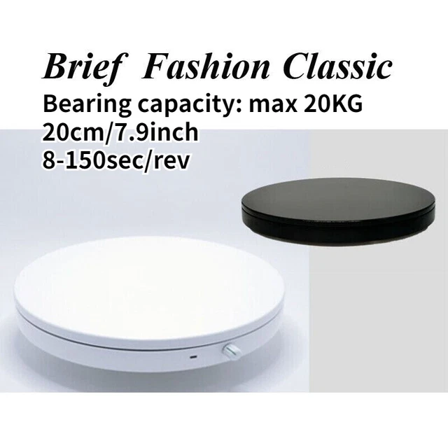 20CM ELECTRIC SHOP Display Rotating Stand Photography Prop Show Holder ...