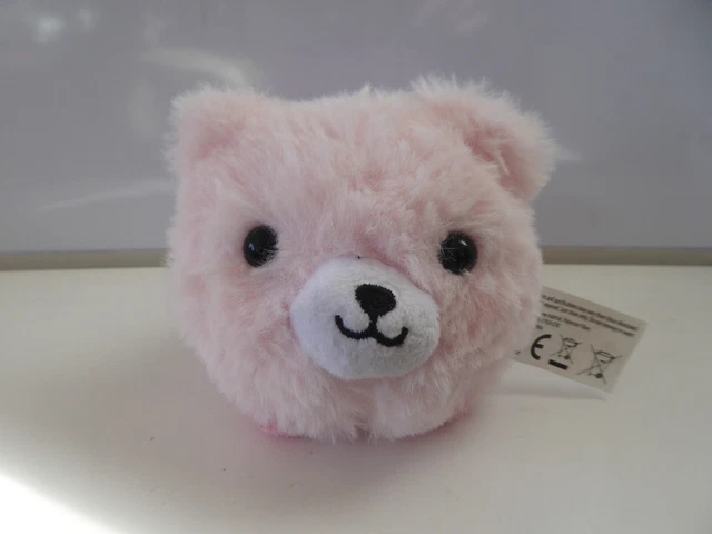 FLOOFIES PINK FLUFFY Fluffball Pet Plush Toy - Pull Tail for Sounds ...