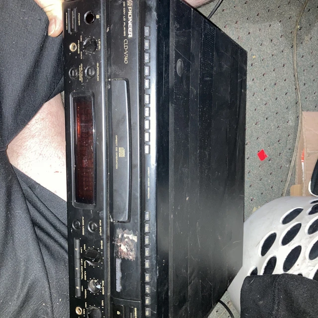 PIONEER CLD-V740 CD/CDV/LD Laser Karaoke Disc LaserDisc Player ,works ...