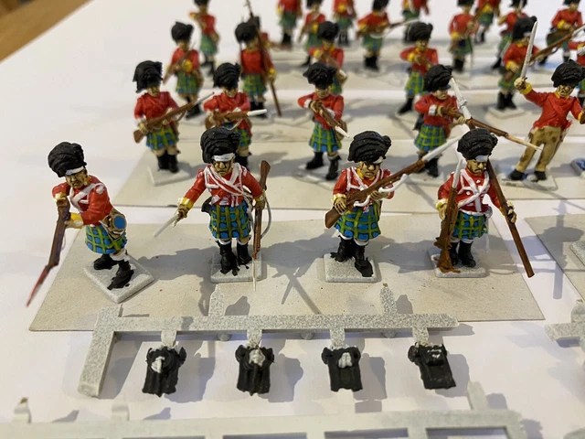 VICTRIX 28MM NAPOLEONIC British Highlanders part Painted £10.50 ...