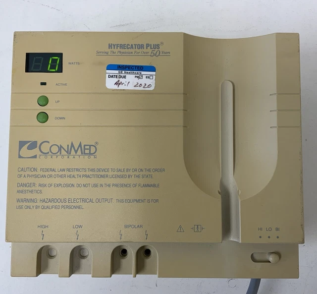 DESSICATOR CONMED HYFRECATOR PLUS 7-797 EUR 221,14 - PicClick FR