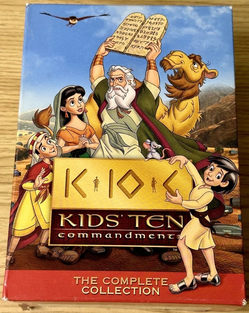 KID'S TEN COMMANDMENTS 5 DVD Series Rich Crest Animation 2003 Videos ...