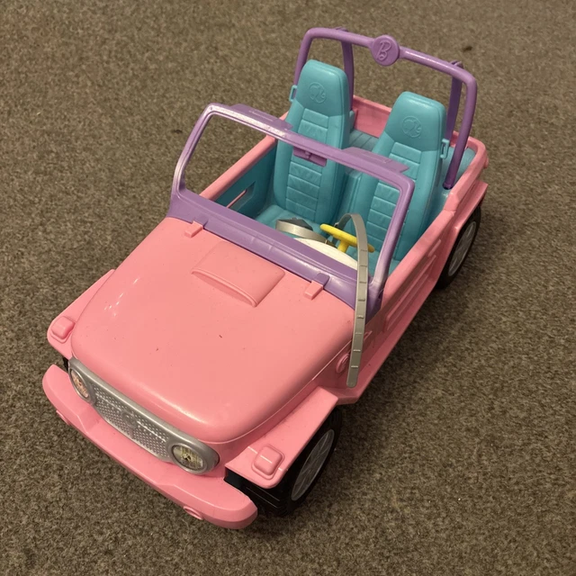 BARBIE PINK CAR Jeep Beach Buggy Off Road 2019 Mattel £10.20 - PicClick UK