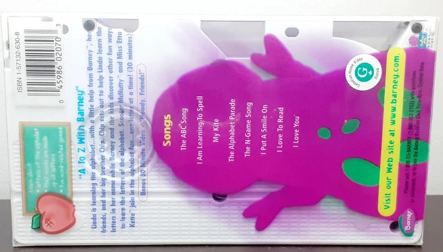 BARNEY VHS A to Z with Barney CLEAR CASE # RARE $9.90 - PicClick CA