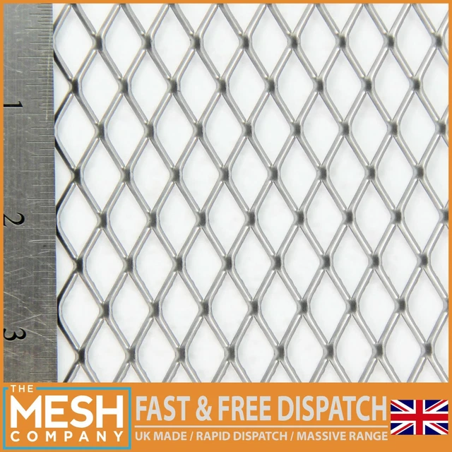 20MM X 10MM Mild Steel Expanded Metal Mesh £3.22 - PicClick UK