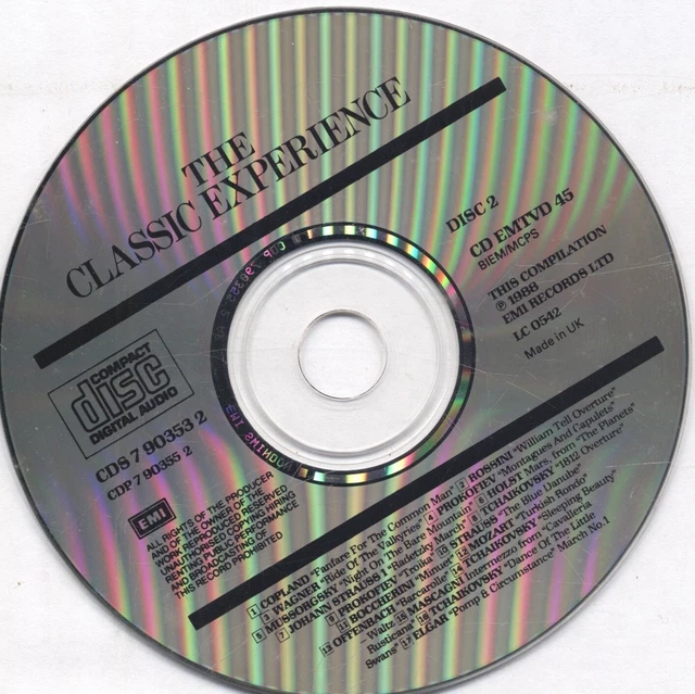 THE CLASSIC EXPERIENCE I (Disc 2) CD Only £3.70 - PicClick UK