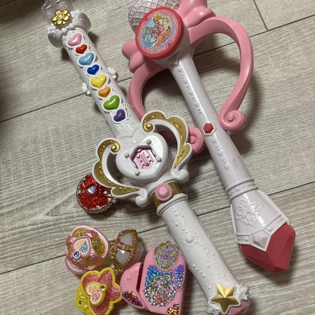 GLITTER FORCE HUG! Pretty Cure PreCure Sword Microphone PreHeart PLEX ...