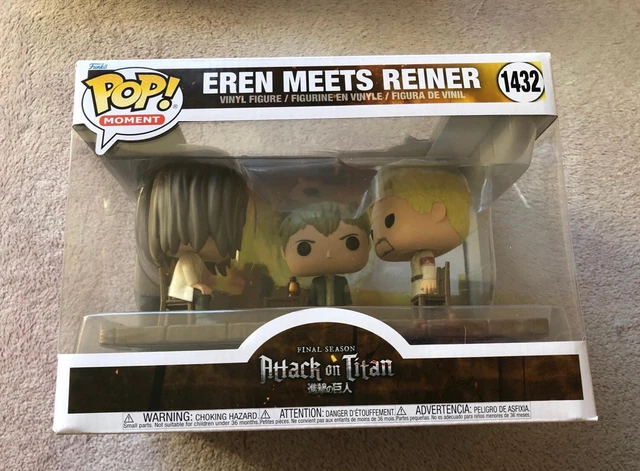 FUNKO POP! 1432 Eren Meets Reiner Moments Attack On Titan EUR 57,50 ...