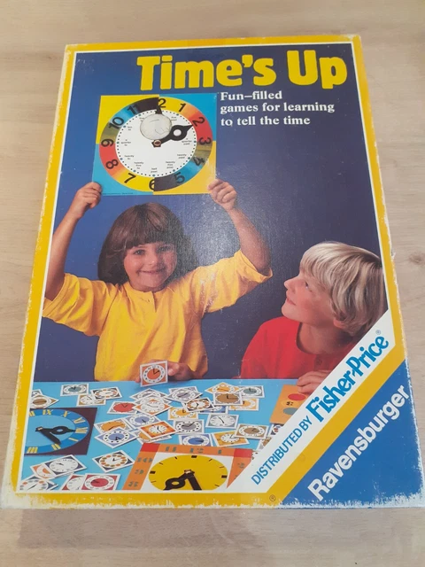 TIME'S UP LEARNING To Tell The Time Game 5+ Ravensburger Complete £7.00 ...