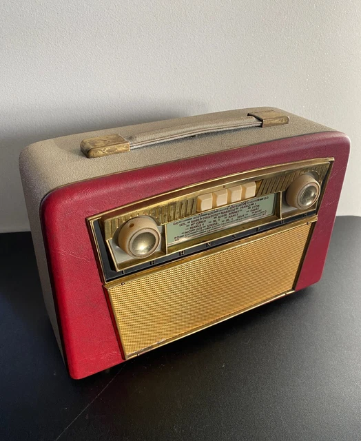 RARE VINTAGE POSTE TSF vieille RADIO Transistor TRANSFAR Année 1959 ...