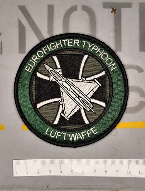 PATCH EUROFIGHTER TYPHOON Luftwaffe Iron Cross German Air Force GAF EUR ...