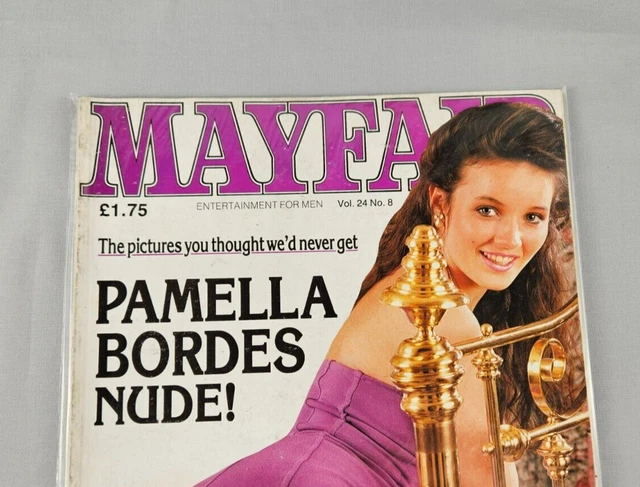 VINTAGE MAYFAIR MAGAZINE Vol. 24 No. 8 (1989) Pamela Bordes $34.95 ...