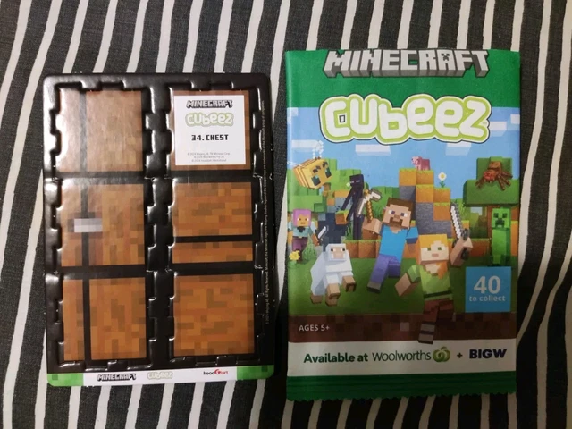 BRAND NEW 2025 Woolworths BigW Minecraft Cubeez No 35 Bookshelf $3.00 ...
