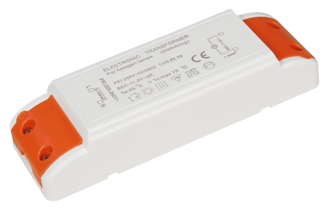 ELEKTRONISCHER HALOGEN-TRAFO MCSHINE, 10-105W, 230V -> 12V, dimmbar EUR 11,07 - PicClick DE
