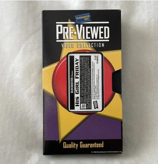 RARE 1999 BLOCKBUSTER Video Pre-Viewed Collection VHS Nostalgic Please ...