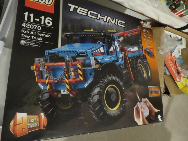 LEGO TECHNIC: 6X6 All Terrain Tow Truck (42070) - Built Once - 100% Com ...