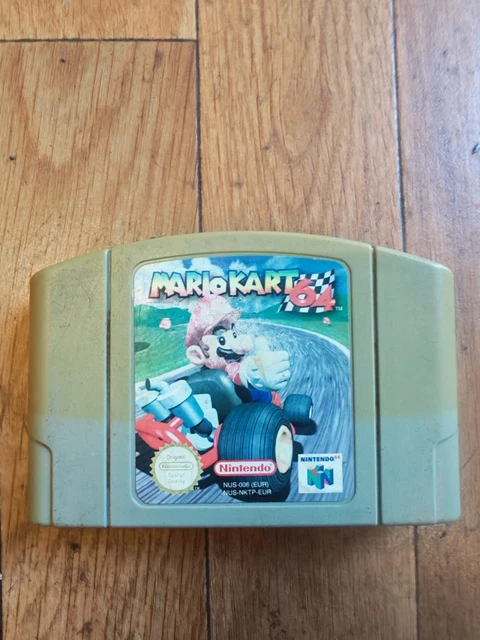 MARIO KART 64 for N64 UK PAL Cartridge Tested And Working sun damaged ...