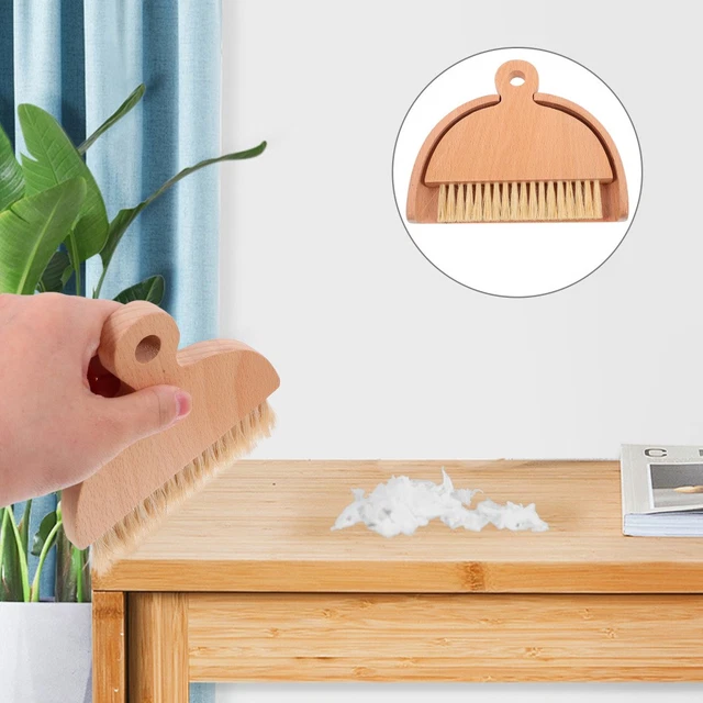 TABLE CRUMB SWEEPER Small Tidy Tool Mini Broom Dustpan Set Brush And £ ...