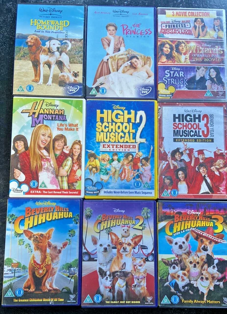 DISNEY DVD BUNDLE x 9 ( Region 2 ) disney/walt disney U Rated kids ...