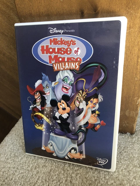 DISNEY MICKEY'S HOUSE of Mouse Vilains DVD 2002 dessin animé d ...