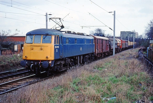 ORIGINAL 35MM RAIL Slide Class 85 85018 Coventry 5 2 1990 + Copyright £ ...