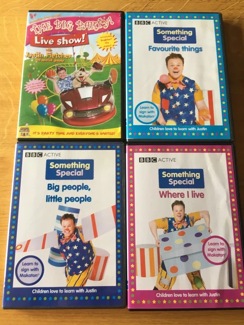SOMETHING SPECIAL BBC Active DVDs & Justin Fletcher £10.00 - PicClick UK