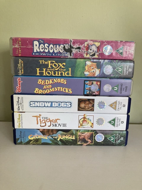 6 DISNEY VHS Videos Film Bundle Original Classics £5.40 - PicClick UK