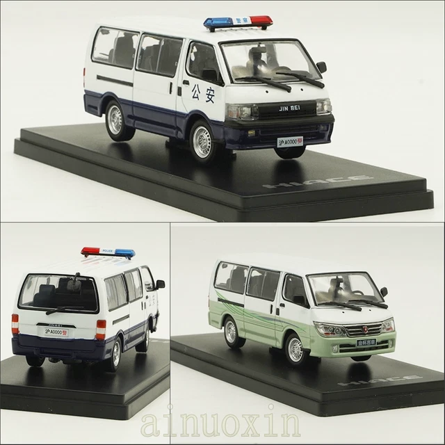 1/43 TOYOTA HIACE Van Box MPV Alloy Diecast Model Car Hobby Police ...