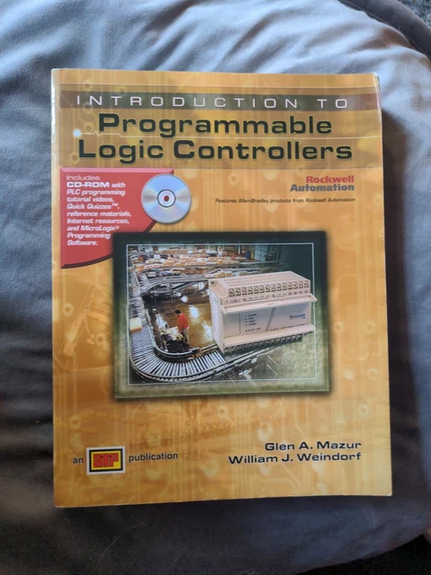 INTRODUCTION TO PROGRAMMABLE LOGIC CONTROLLERS TEXTBOOK w/ CD-ROM MAZUR ...