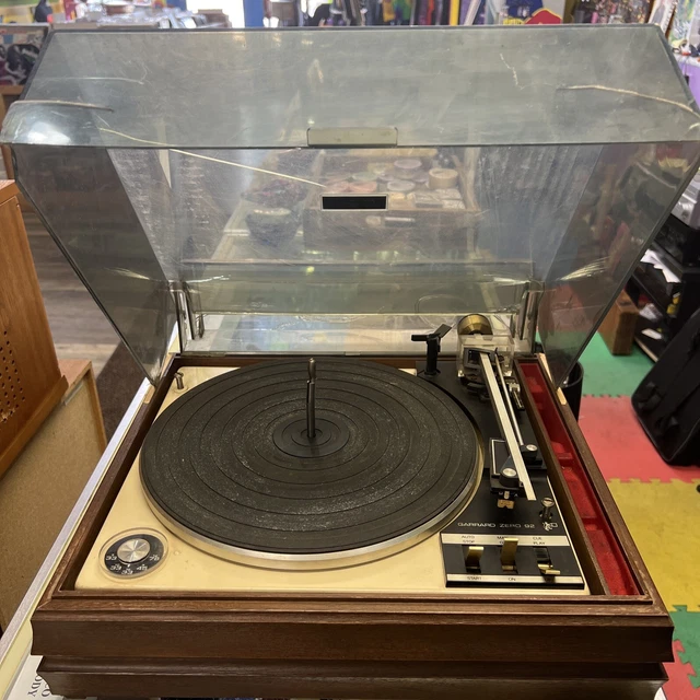 Garrard Zero 92 Vintage Record Player Turntable For Parts Or Repair