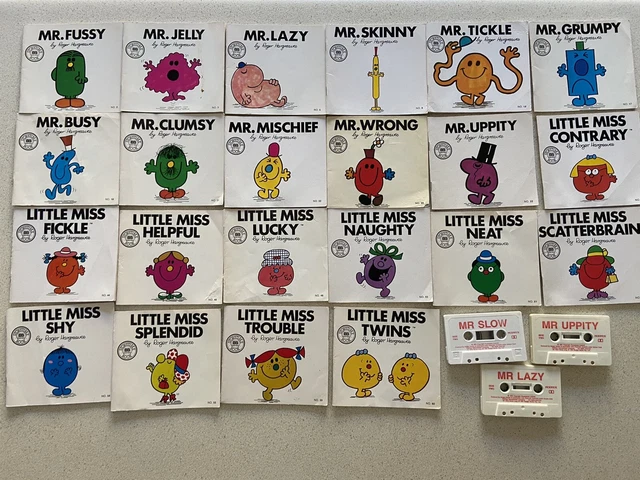 VINTAGE ROGER Hargreaves Mr. Men Little Miss Books Read Along Tapes ... VINTAGE ROGER Hargreaves Mr. Men Little Miss Books Read Along Tapes ...