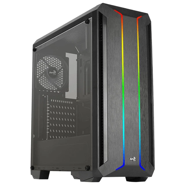 CASE COMPUTER DESKTOP ATX Aerocool Skyline ARGB Nero EUR 103,40 ...
