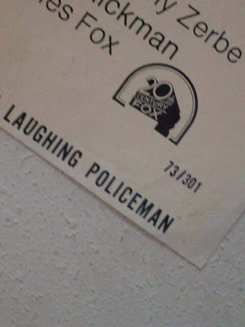 THE LAUGHING POLICEMAN 1973 Film Affiche Walter Matthau Bruce Dern EUR ...