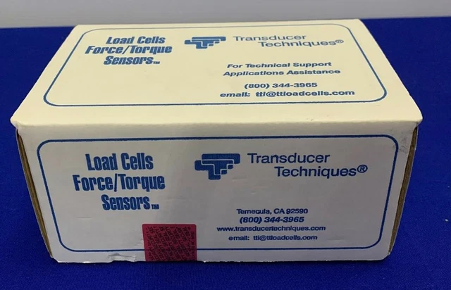 LBC-5K TRANSDUCER TECHNIQUES LOAD CELL FORCE TORQUE SENSOR 5000 lb ...