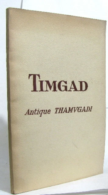 TIMBAD ANTIQUE THAMVGADI | Courtois Chrisitan | Bon état EUR 24,00 - PicClick FR