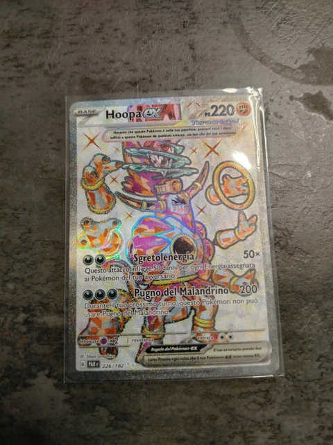 CARTA POKÈMON: HOOPA EX Teracristal Full Art 226/182 S&V: Paradosso ...