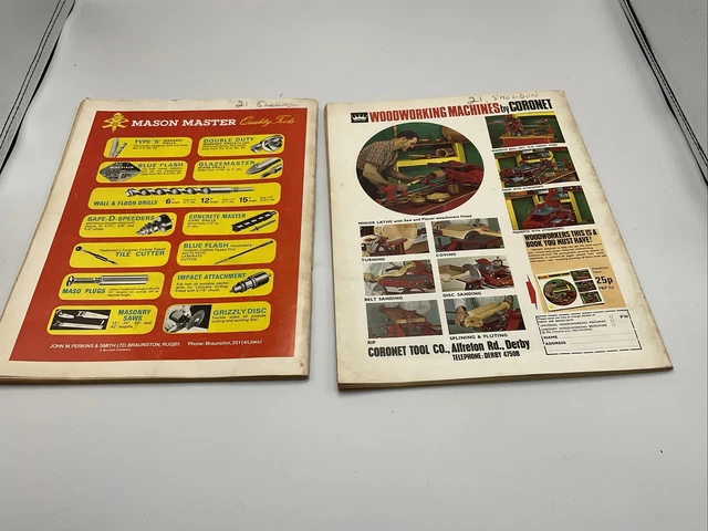 VINTAGE PRACTICAL WOODWORKING Magazine Full Set Of 12 From 1972 £12.99 ...