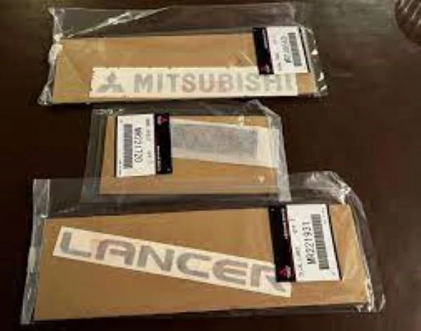 MITSUBISHI GENUINE LANCER EVOLUTION EVO3 CE9A Genuine Rear Emblem Decal ...