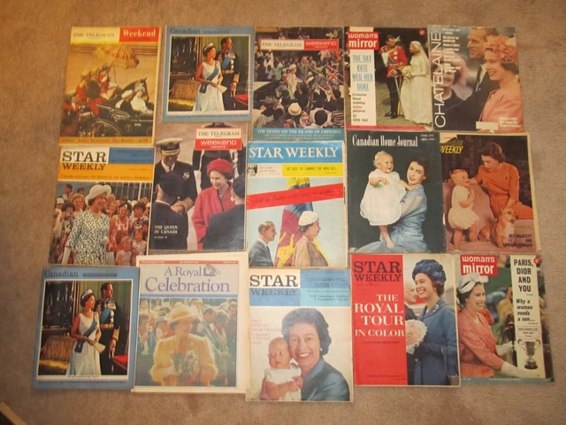 VINTAGE 1960'S QUEEN Elizabeth Monarch Toronto Star Canadian Magazine ...