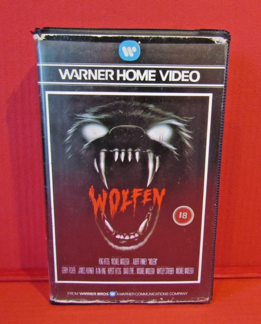 WOLFEN VHS ORIGINAL warner Ex-Rental Clamshell Big Box 1981 Video Tape £19.99 - PicClick UK