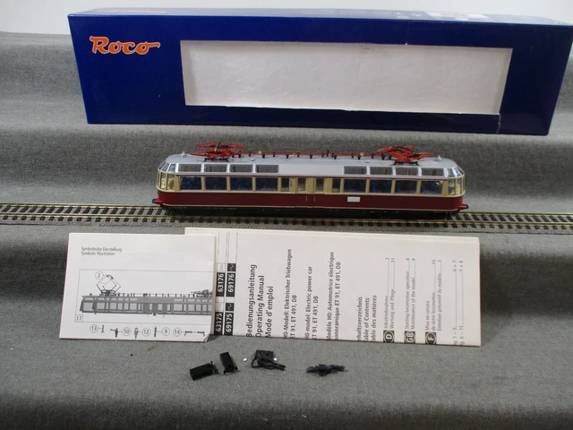 ROCO SCALA H0 63175 vagone elettrico treno di vetro ET9101 delle ...